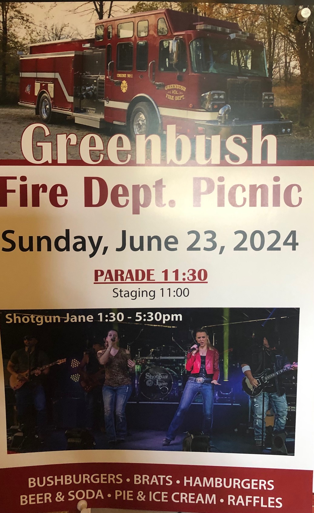 Greenbush Fire Department Annual Picnic – Cow Country Radio